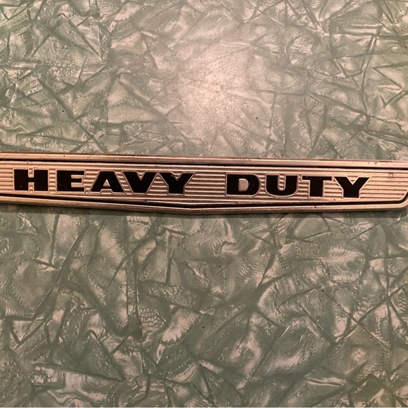 Ford | Other | Vintage Ford Econoline Aluminum Heavy Duty Badge With ...